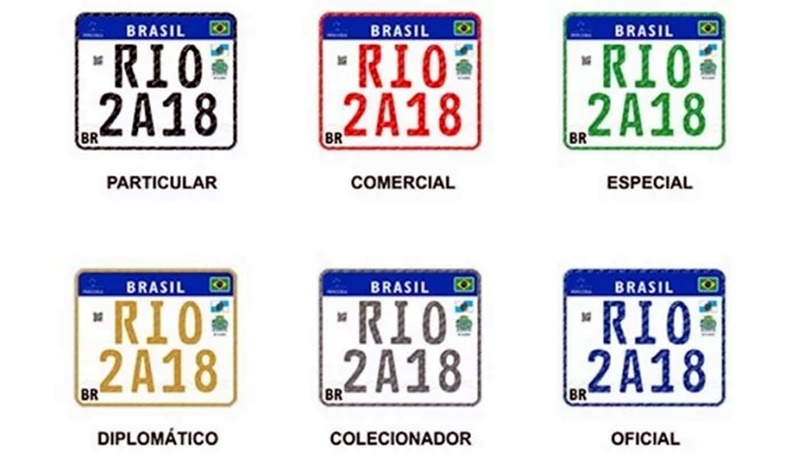 Novo padrão de placas de carro com QR Code e chip começa a ser usado no ...